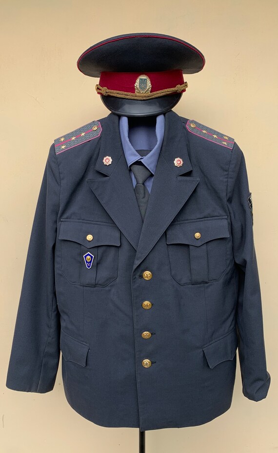 Vintage 1995. Ukrainian POLICE officer's military uni… - Gem