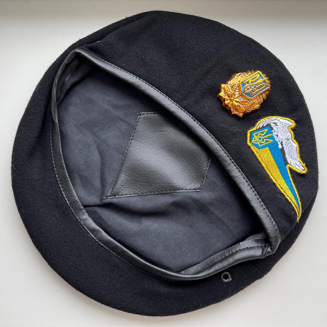 Vintage Soviet Ukrainian BERKUT Spetsnaz MVD Police Militia Beret Cap ...