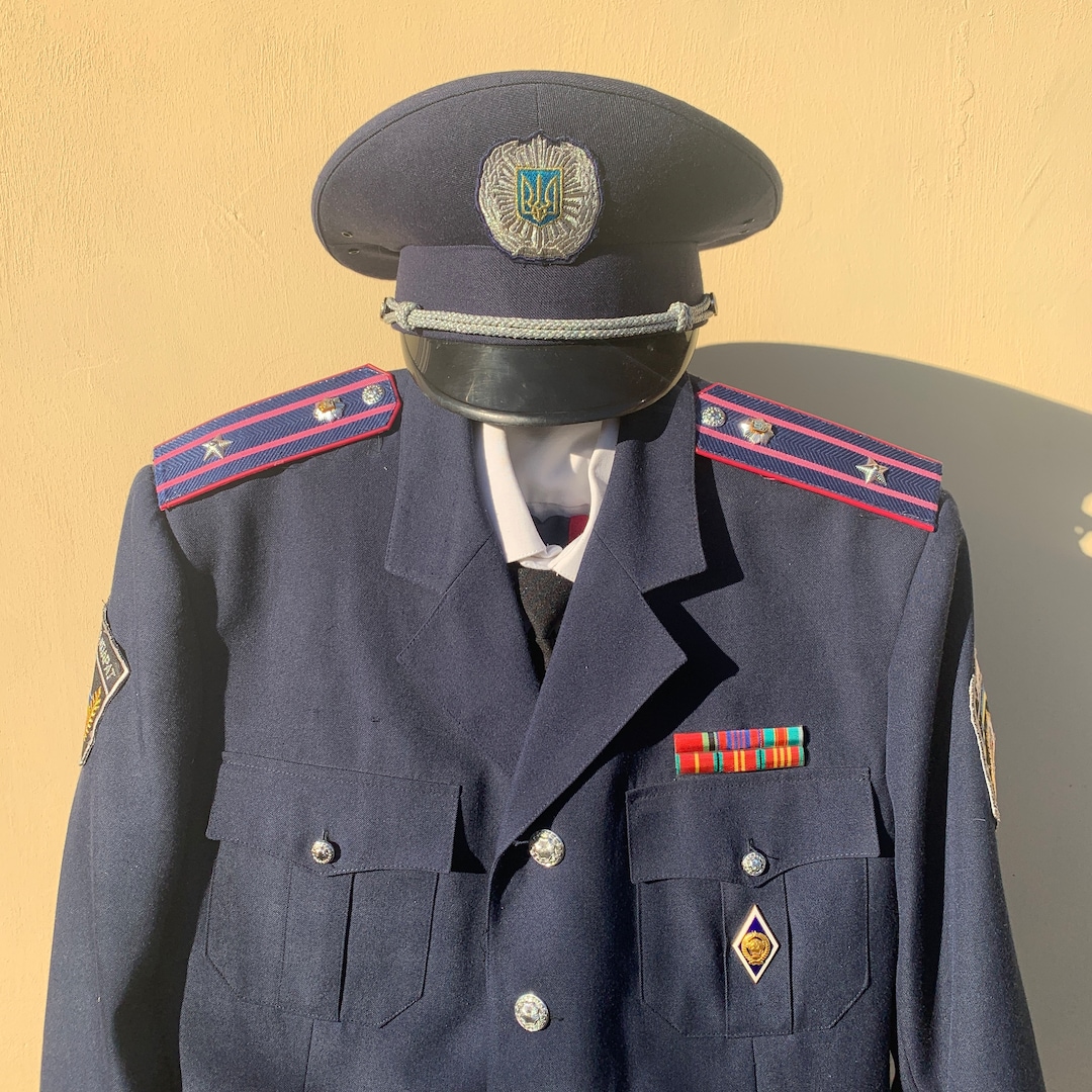 Vintage 2000s. Uniform of the Officer of the Ukrainian Police - Etsy