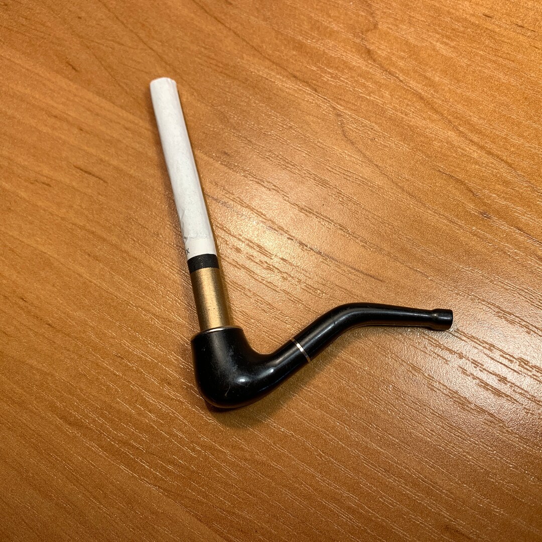 Vintage 1980s. Smoking Cigarette Mini Holder, Mouthpiece Made of Wood ...