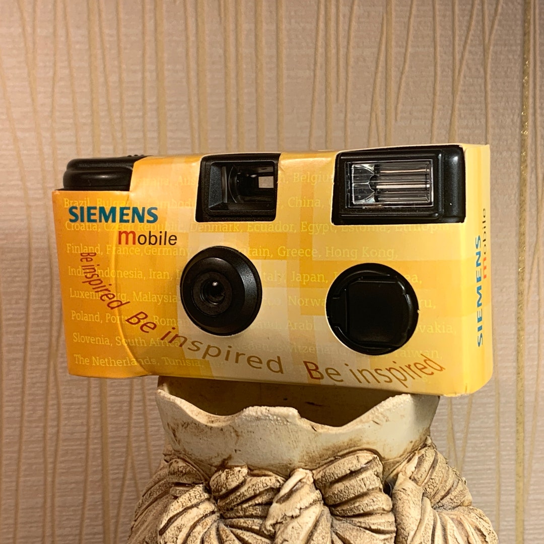 NEW Vintage 2000s. Color Disposable Film Camera Siemens Mobile M-day ...