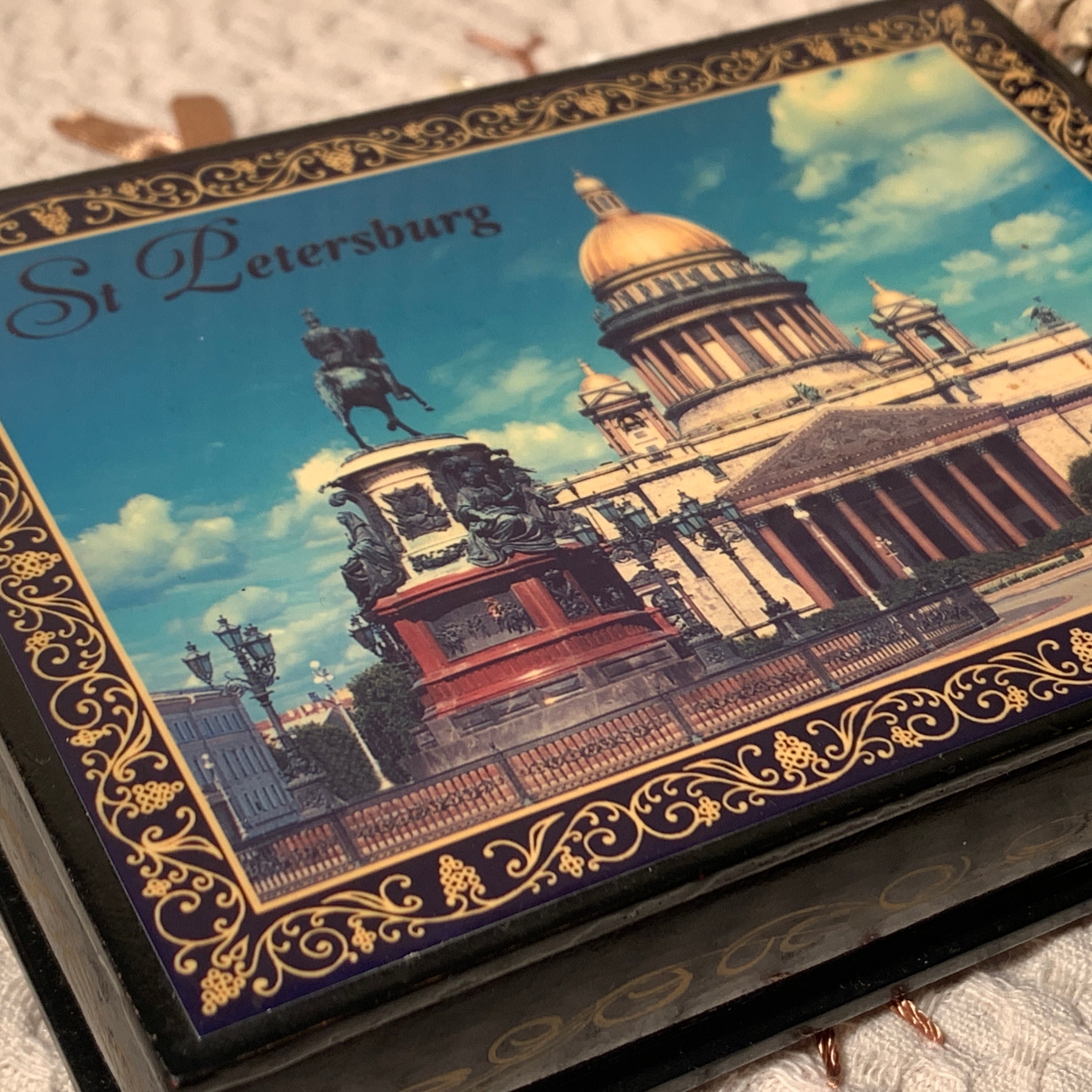 Vintage 1980s Russian Soviet Vintage Box St. Petersburg. Retro - Etsy