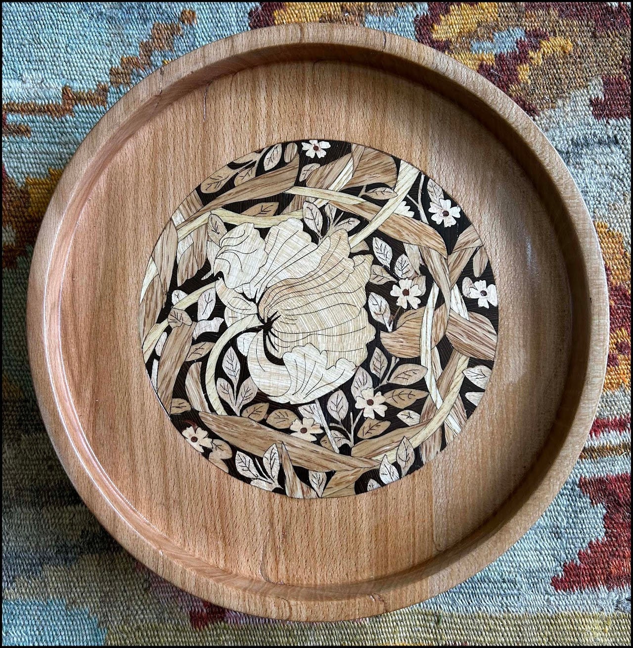 William Morris Marquetry Plate - Etsy