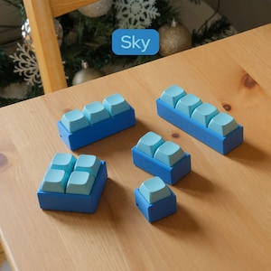 Keyboard KEYCAPS FIDGET Desk Toys KEYCHAIN - Mechanical Fidget Switches ...