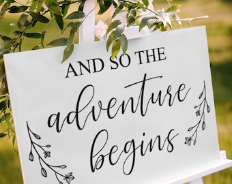 And so the Adventure Begins-svg - Etsy