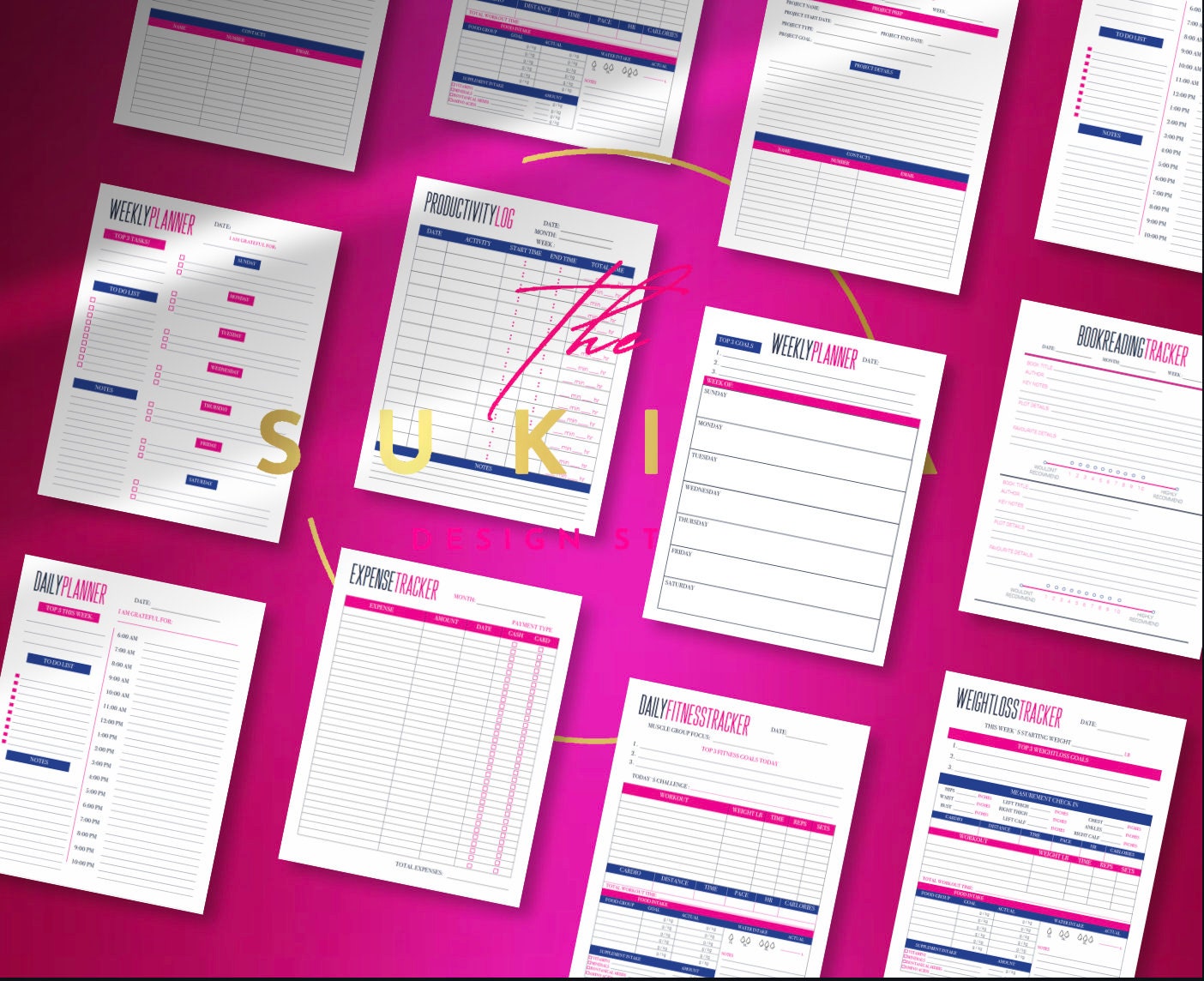 PRODUCTIVITY LOG Printable | Sel Development | Work Project| Project ...