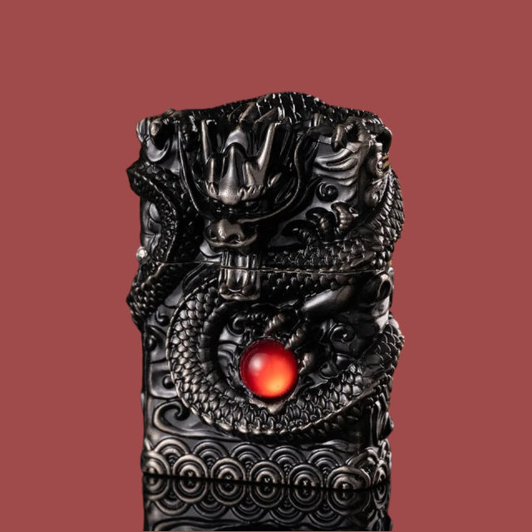 Armored Dragon Metal Lighter Creative High-end Heavy Lighter - Etsy