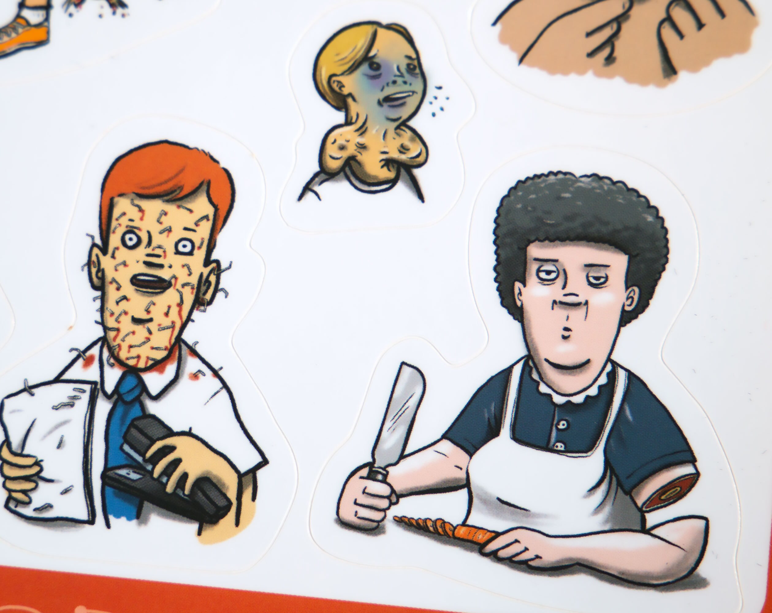 Get Well Stickers | People Who Are Very Injured | Sticker Sheet | Funny ...