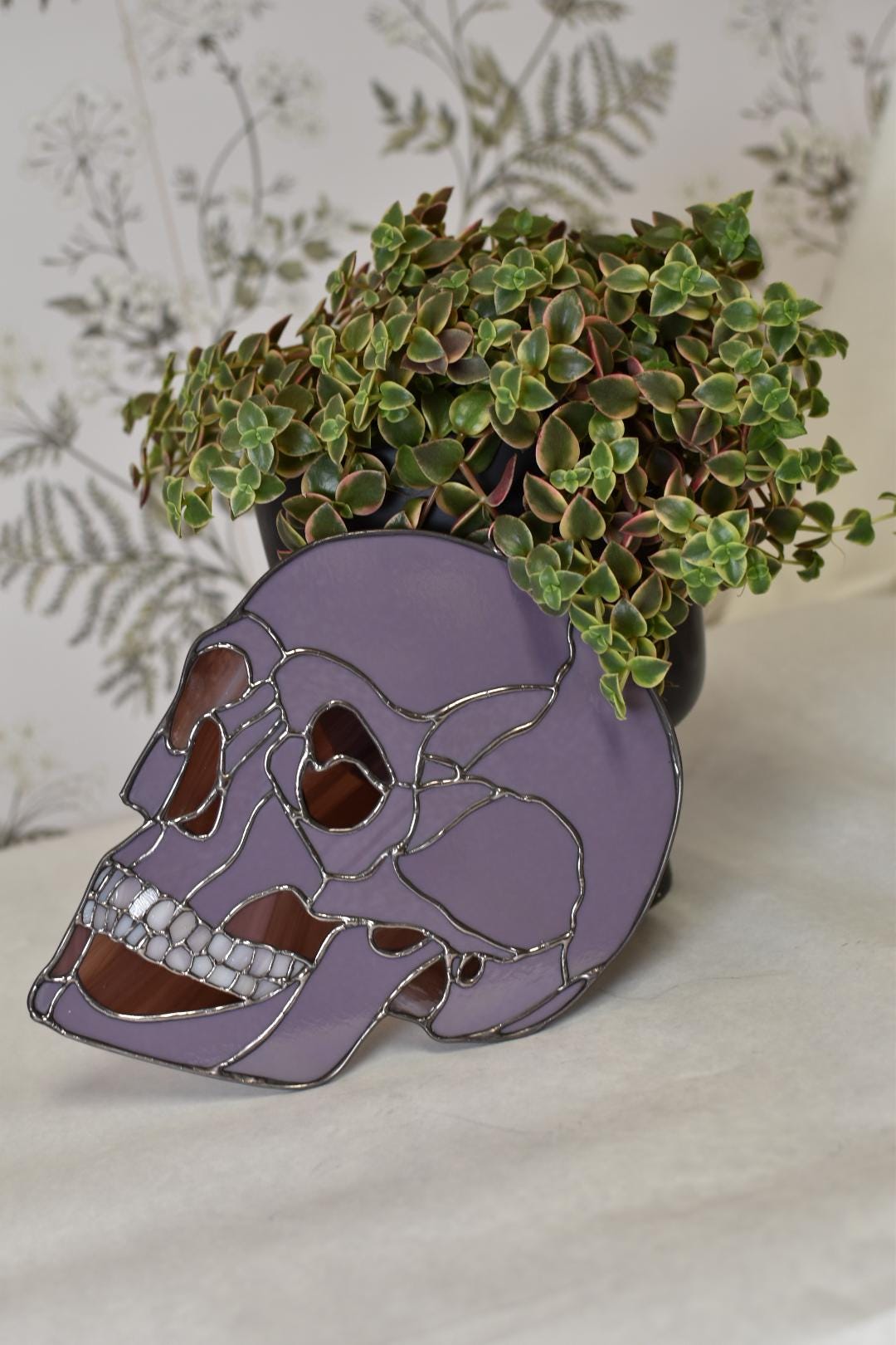 Stained Glass Pattern for Anatomical Skull - Etsy