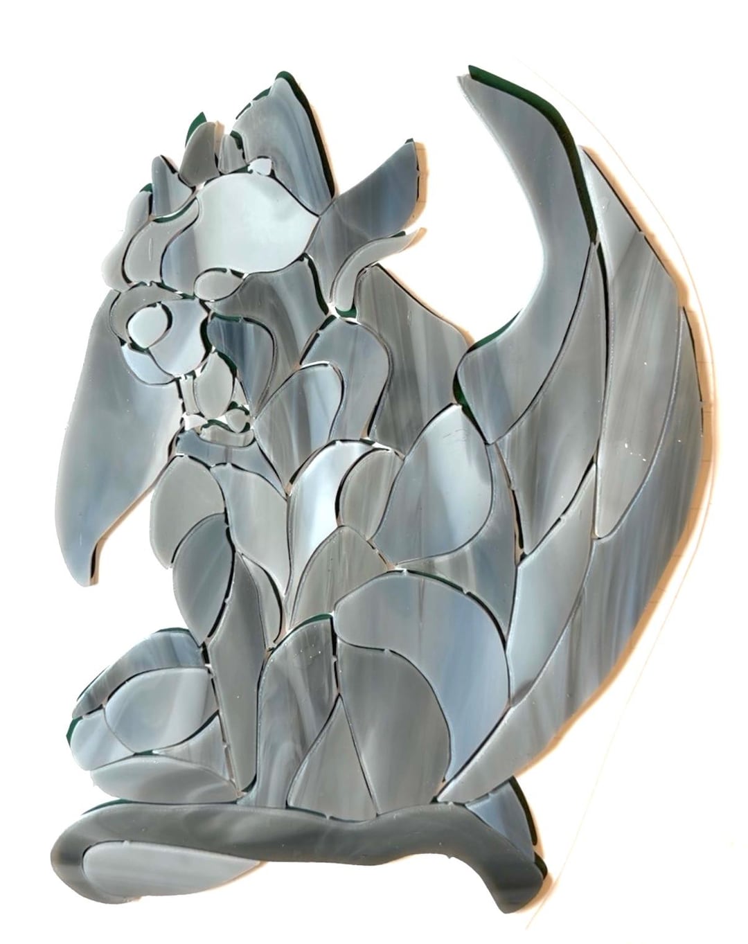 Gargoyle Stained Glass Pattern PDF PNG SVG - Etsy