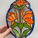 Orange Azaleas in Glass - Etsy