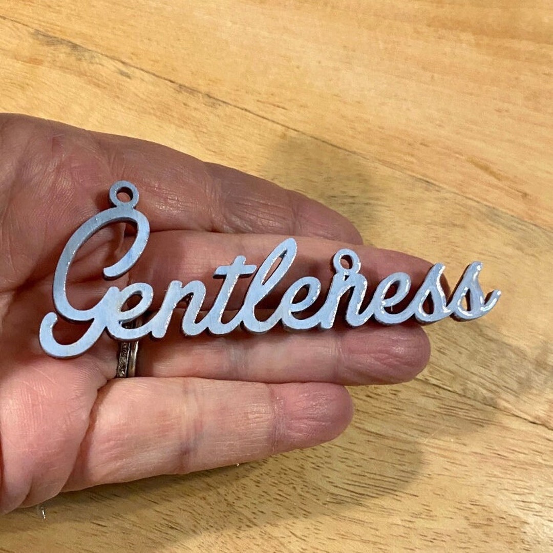 Gentleness Word Ornament - Etsy