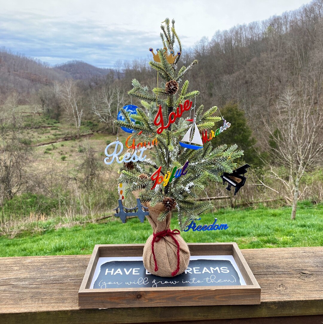 Affirmation Dream Tree and 1 Ornament - Etsy
