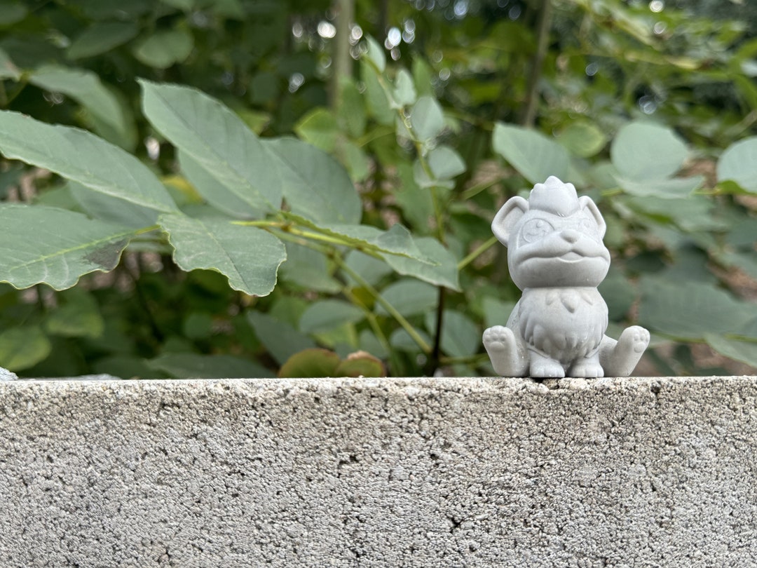Concrete Fire Pup Statue - Etsy