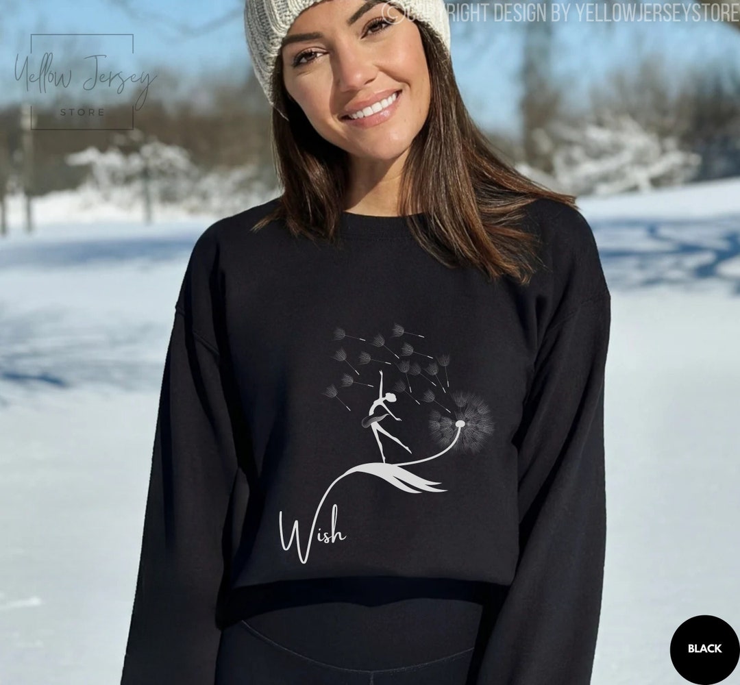 Dandelion Sweatshirt, Inspirational Sweater, Windflower, Meditation ...