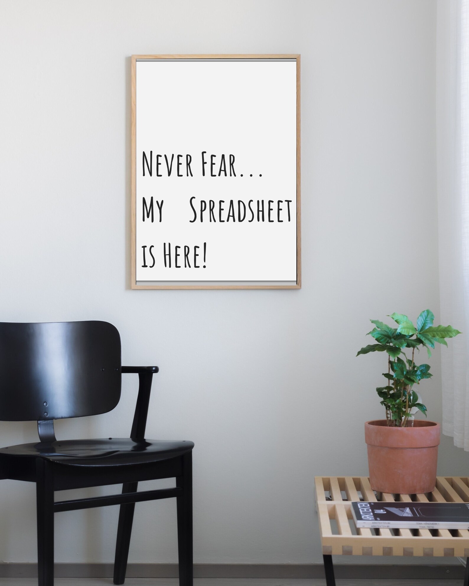 Accountant Printable Poster, CPA Accountant Gift, Spreadsheet Poster ...