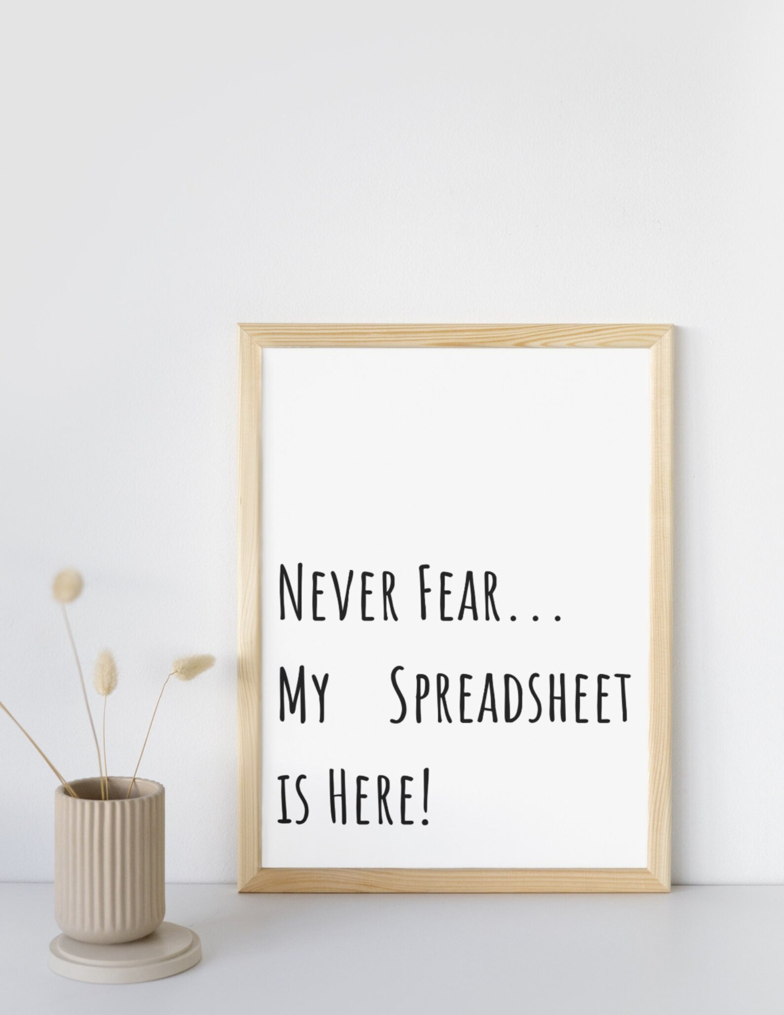 Accountant Printable Poster, CPA Accountant Gift, Spreadsheet Poster ...