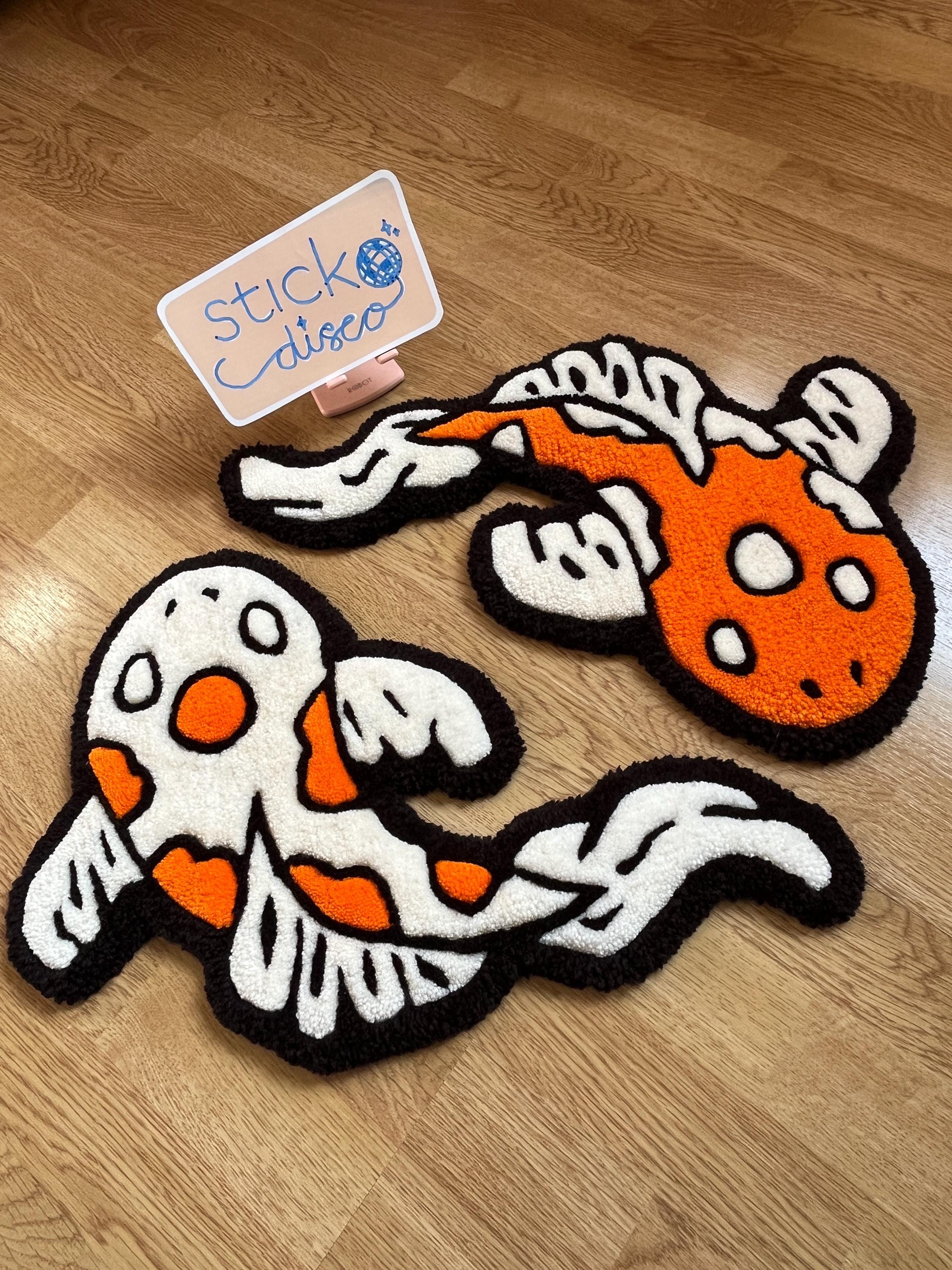 Rugs Koi Fish Carpet Tufting Tapis Custom Cute Home Decoration Vintage ...