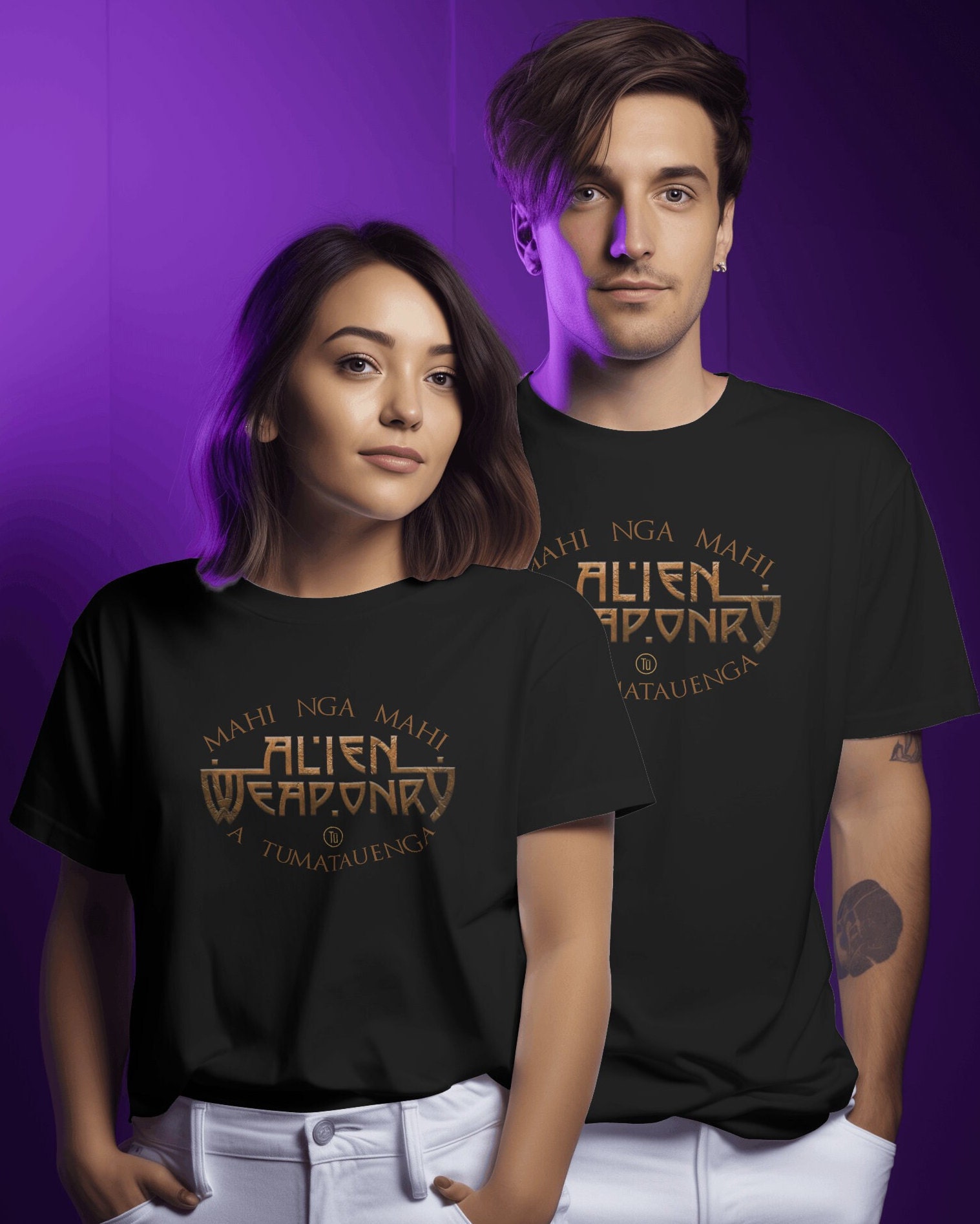 Maori Inspired Tee, Heavy Metal Music T-shirt, Band Merch, Alien ...