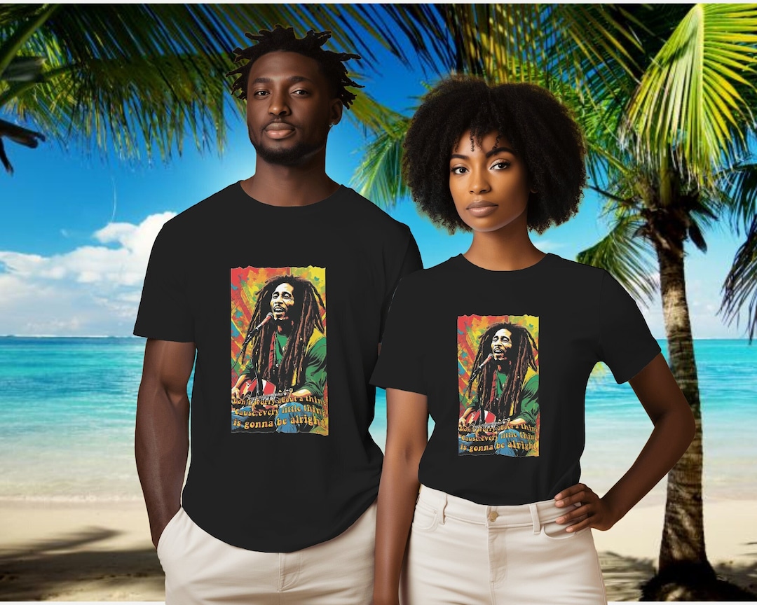 Don't Worry About a Thing Lyrics, Rasta Tee, Reggae Music T-shirt ...