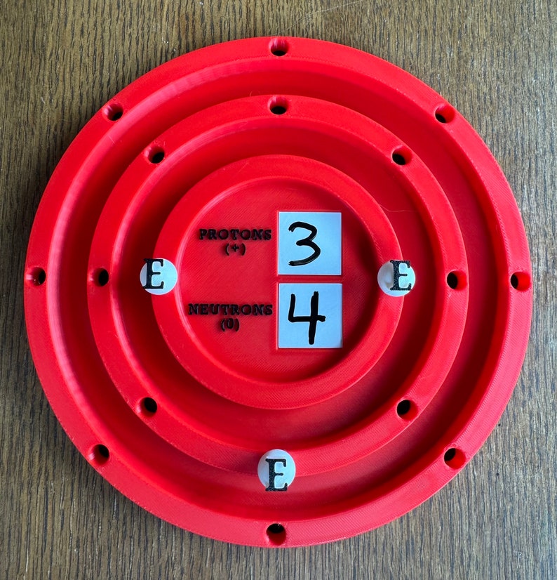Bohr Model Science Learning Tool: 3d-printed Atomic Model for STEM ...