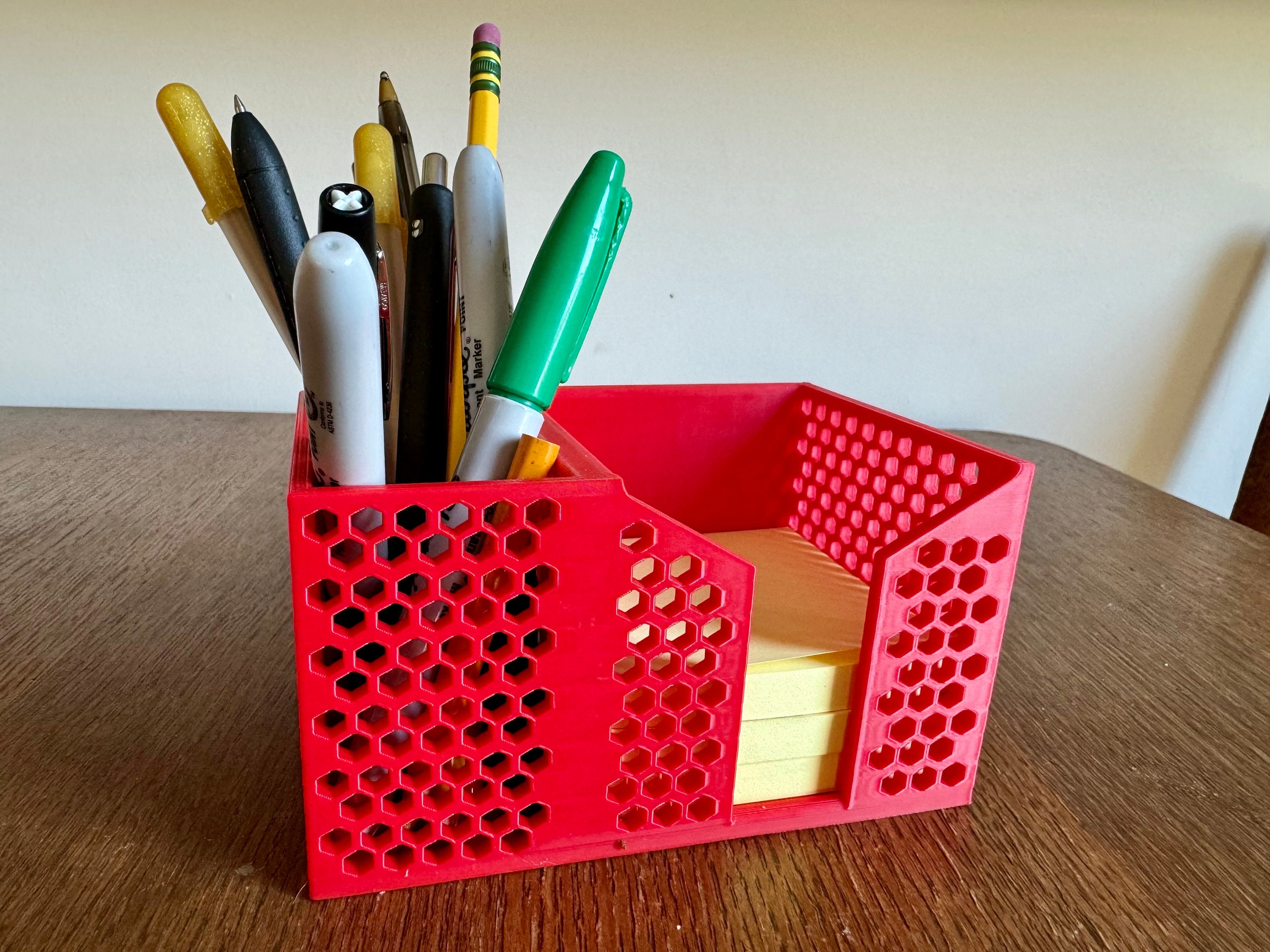 3D Printed Sticky Note Holder – Desk Organizer for Office, Home, or ...