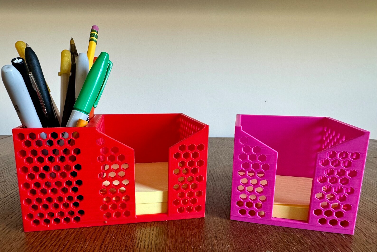 3D Printed Sticky Note Holder – Desk Organizer for Office, Home, or ...