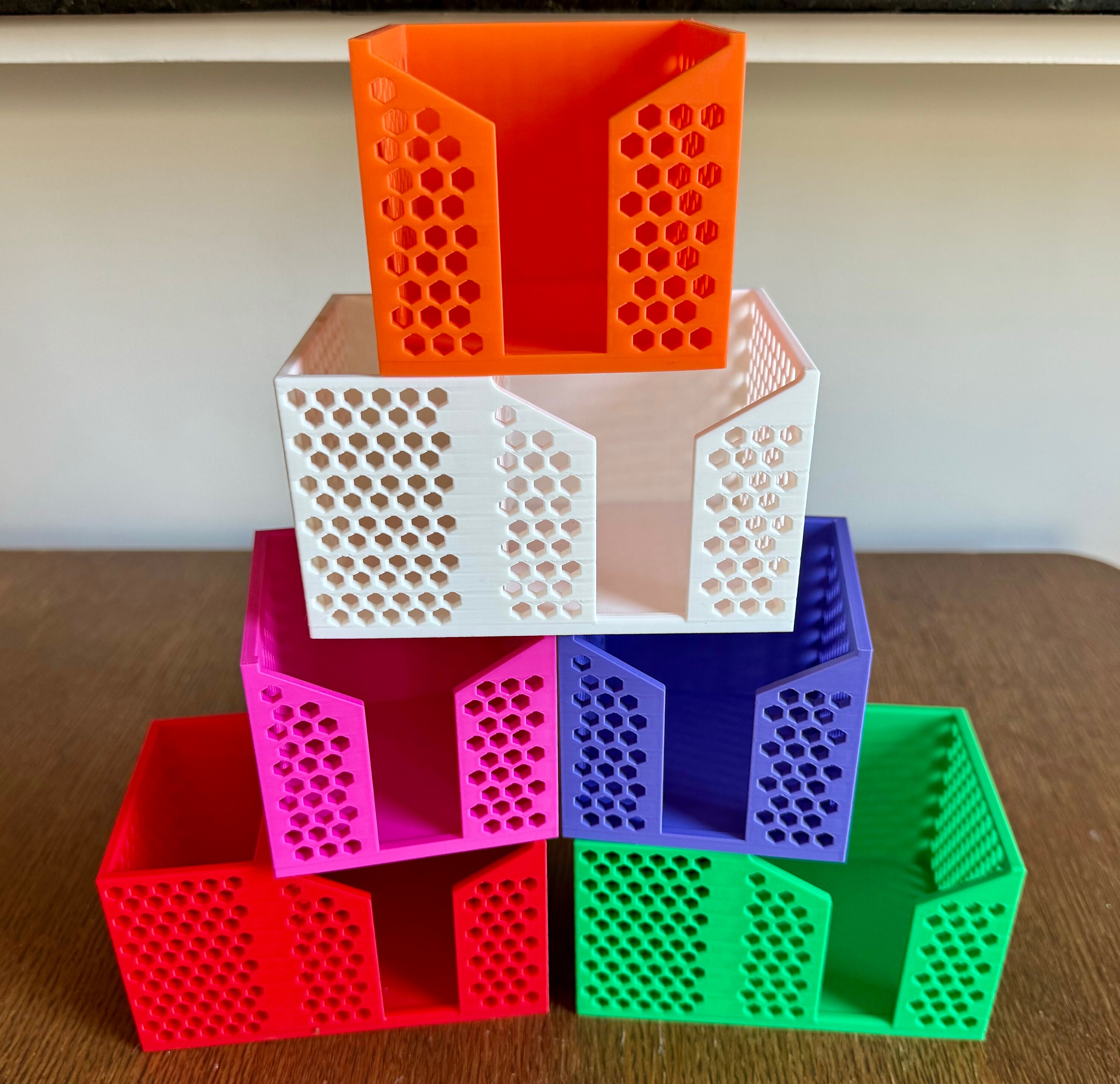 3D Printed Sticky Note Holder – Desk Organizer for Office, Home, or ...