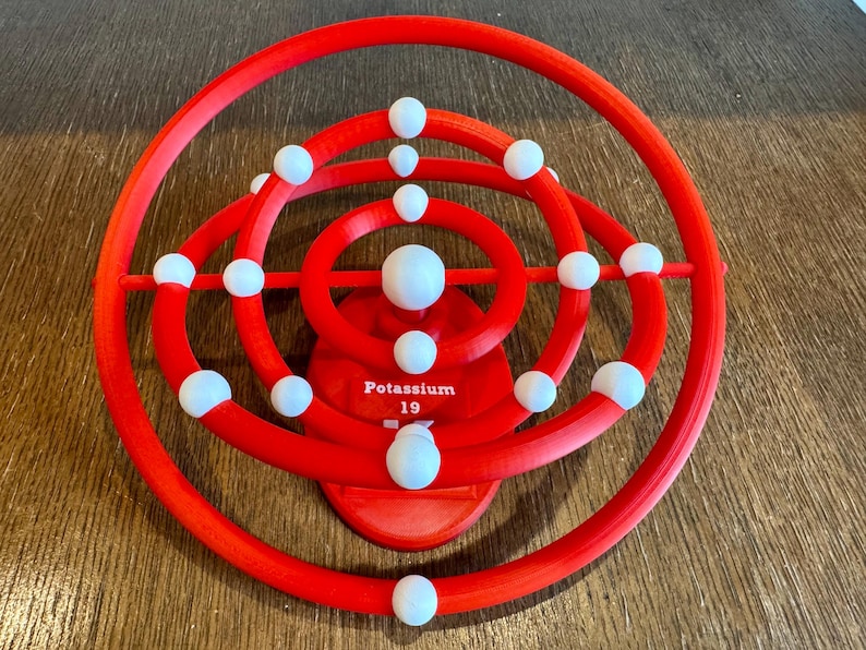 Multi-color Period 4 Atomic Model | Hands-on Science Learning Tool ...