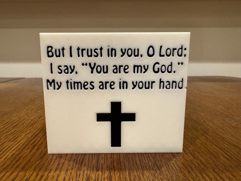 3D Printed Custom Sticky Note Holder | Personalized Desk Organizer ...