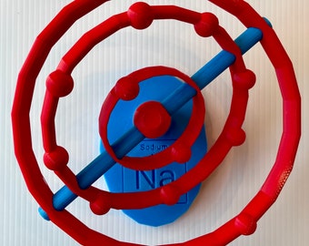 Period 3 Atomic Model (multi-color) - Science Learning Manipulative - Etsy