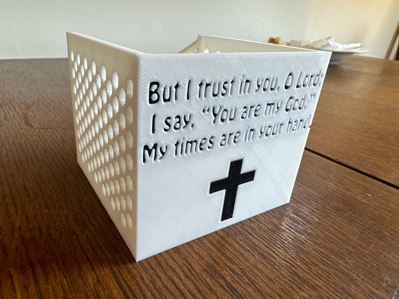 3D Printed Custom Sticky Note Holder | Personalized Desk Organizer ...