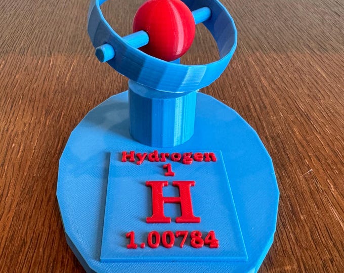 Period 1 Atomic Model (multi-color) - Science Learning Manipulative - Etsy