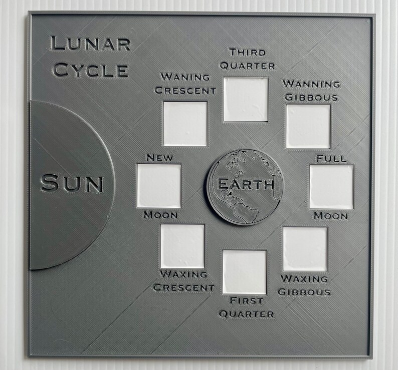 Lunar Cycle Science Manipulative | Hands-on Moon Phase Learning Tool ...