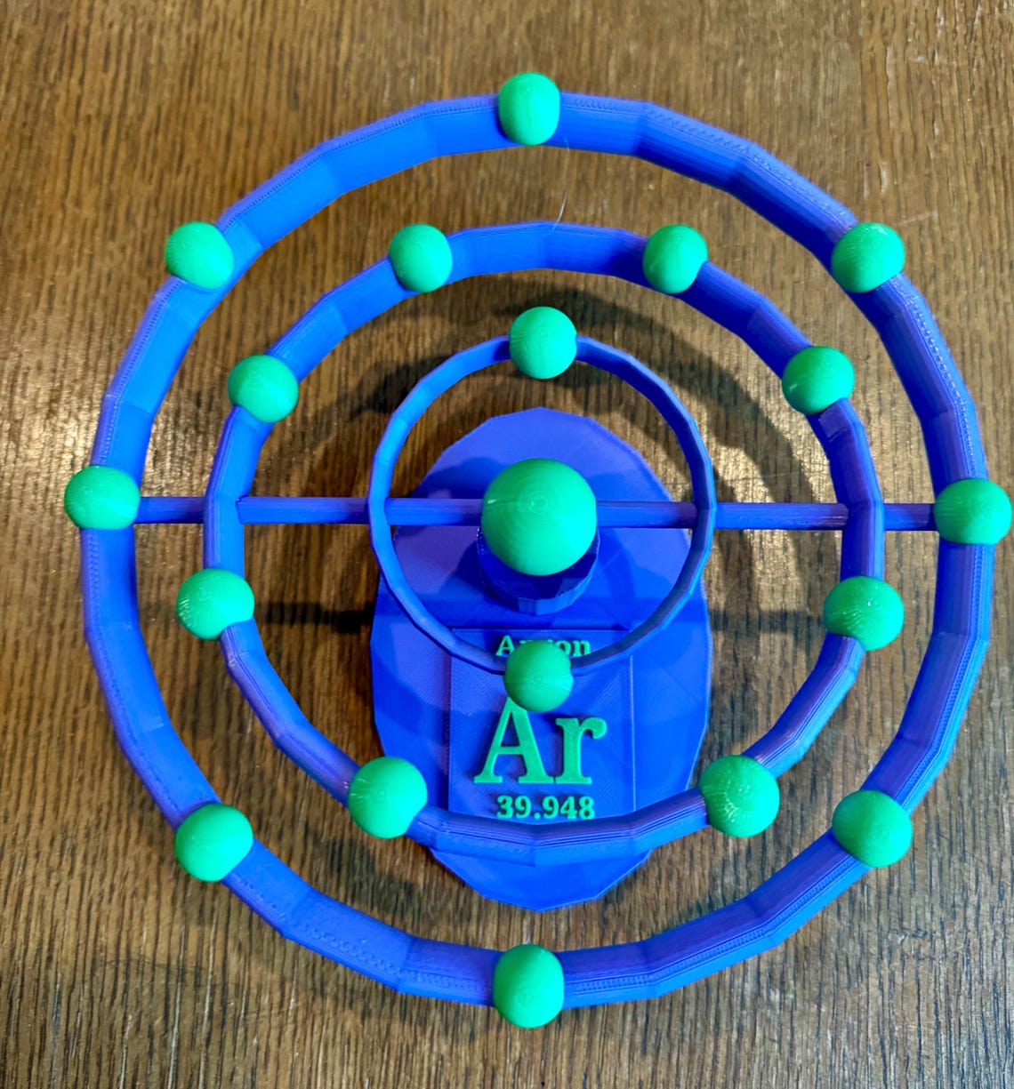 Period 3 Atomic Model (multi-color) - Science Learning Manipulative - Etsy