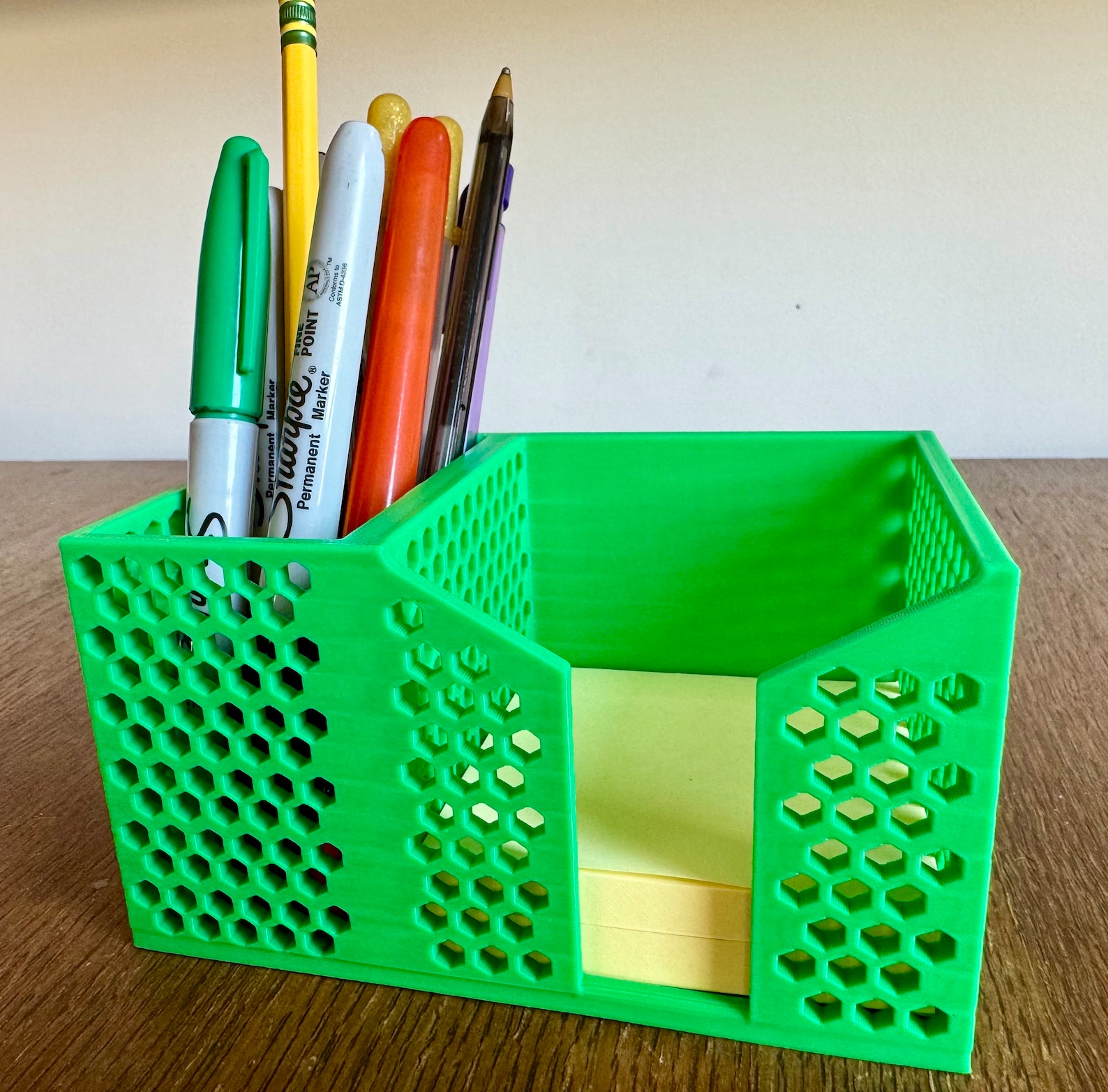 3D Printed Sticky Note Holder – Desk Organizer for Office, Home, or ...