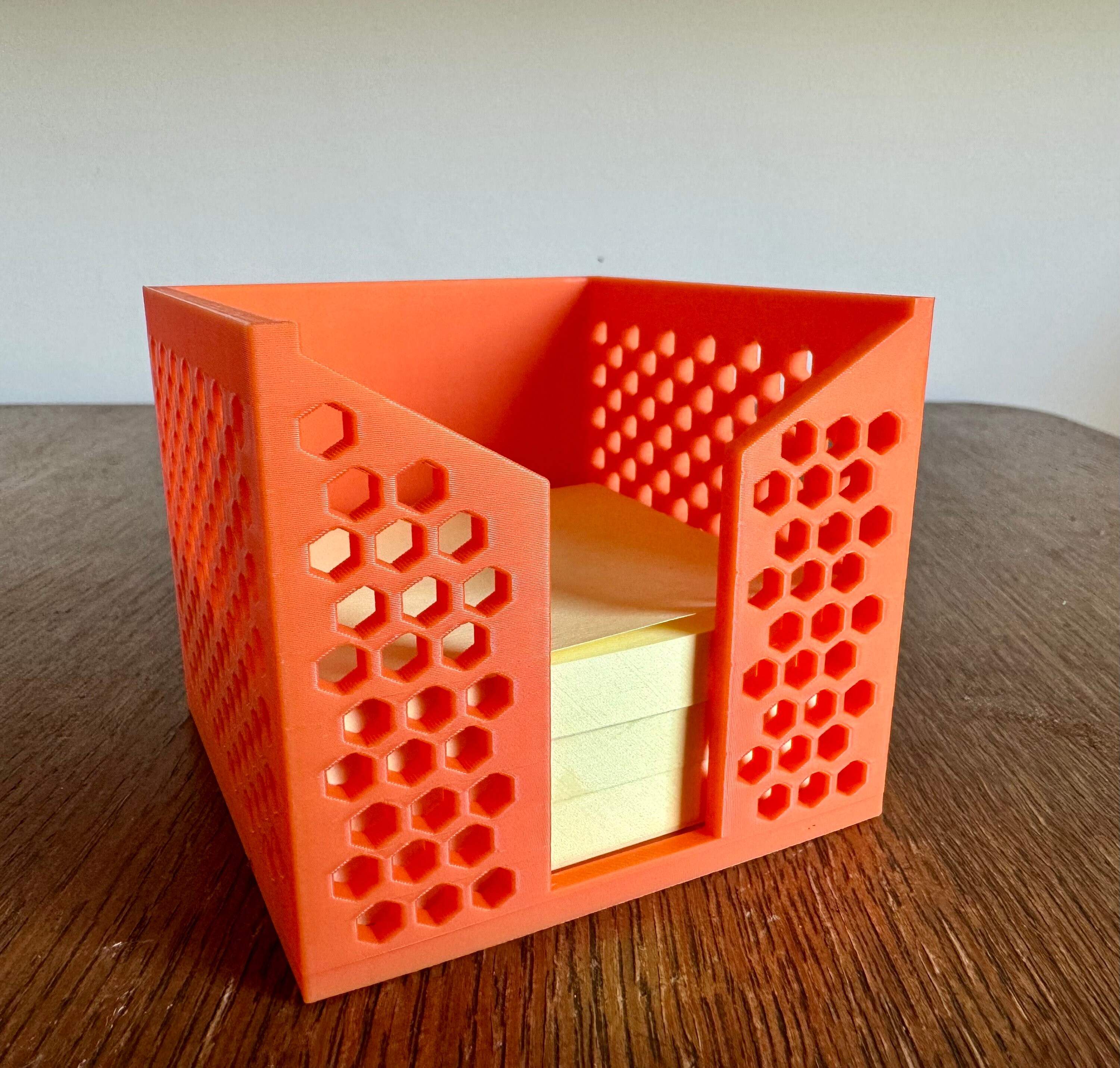 3D Printed Sticky Note Holder – Desk Organizer for Office, Home, or ...
