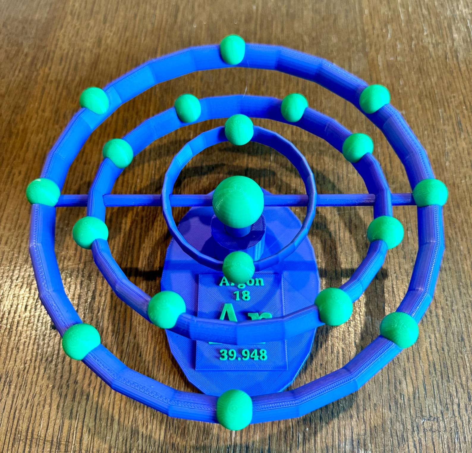Period 3 Atomic Model (multi-color) - Science Learning Manipulative - Etsy