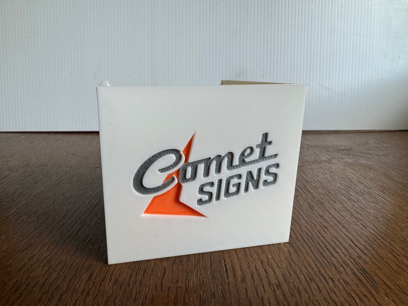 3D Printed Custom Sticky Note Holder | Personalized Desk Organizer ...