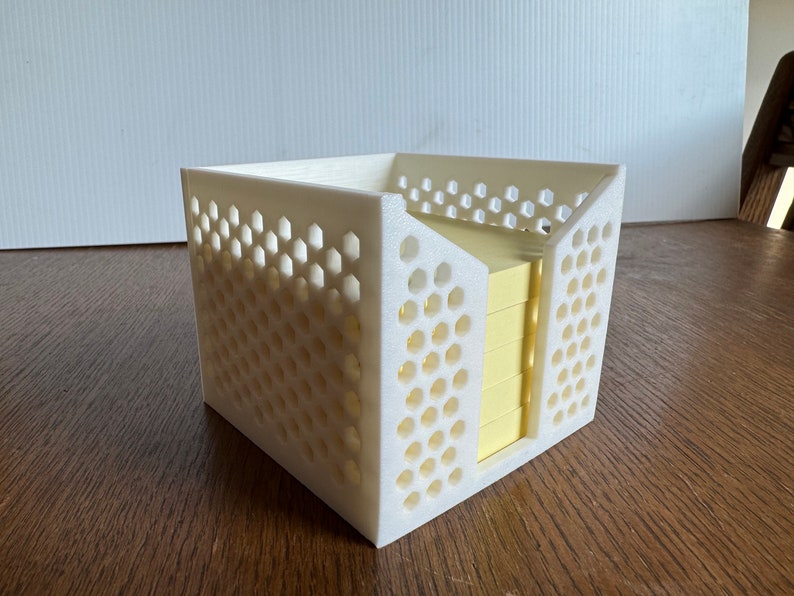 3D Printed Sticky Note Holder – Desk Organizer for Office, Home, or ...