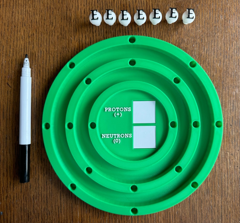 Multi-color Interactive Bohr Model Science Learning Manipulative - Etsy