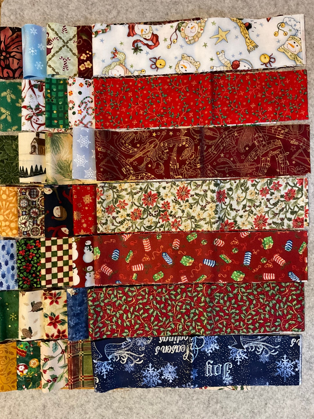 Free Shipping on 2.5 Inch Christmas Strip Collection, 35 2.5 Inch ...