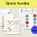 Space Bundle| Preschool Worksheets | Matching Activity | I Spy for Kids ...