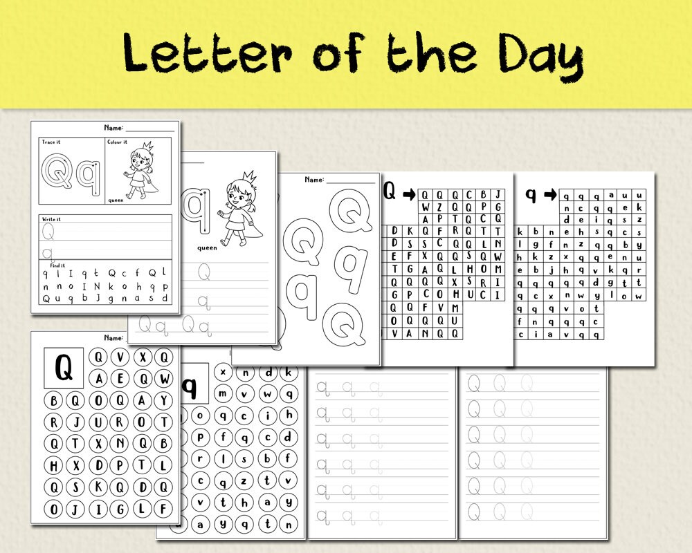 Letter of the Day Activities | Preschool Worksheets | Busy Binder ...