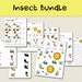 Insect Bundle | Preschool Worksheets | Matching Activity | I Spy for ...