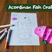 Folding Fish Craft | Ocean Crafting Activity | Preschool Fine Motor ...