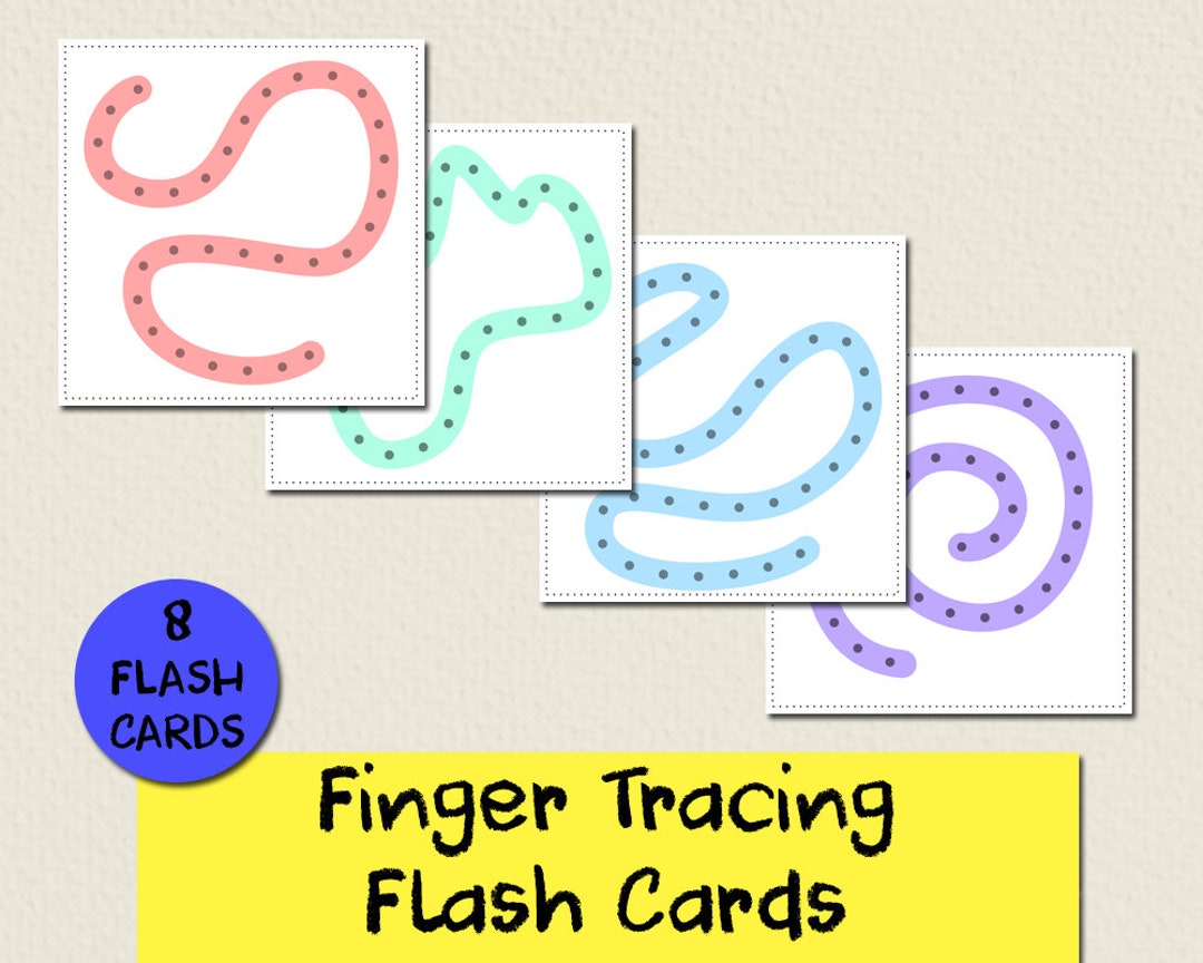Finger Tracing Flash Cards | Anger Management for Kids | Mindful ...