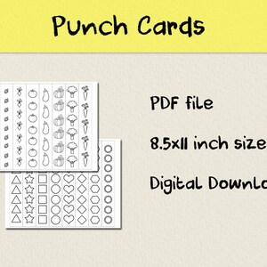 Paper Punch Cards | Crafting Activity | Preschool Fine Motor ...