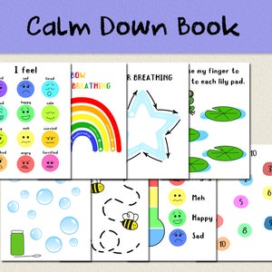Calm Down Book | Anger Management for Kids | Mindful Breathing | Calm ...