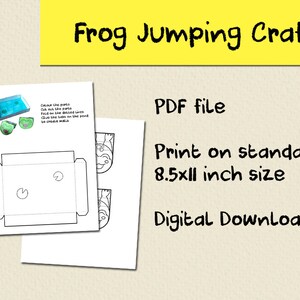 Frog Craft | Homeschool Crafting Activity | Preschool Fine Motor Skill ...